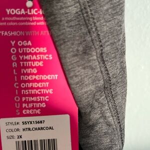 Yogalicious | Tops | Yogalicious Charcoal Vneck Short Sleeve Tee | Poshmark